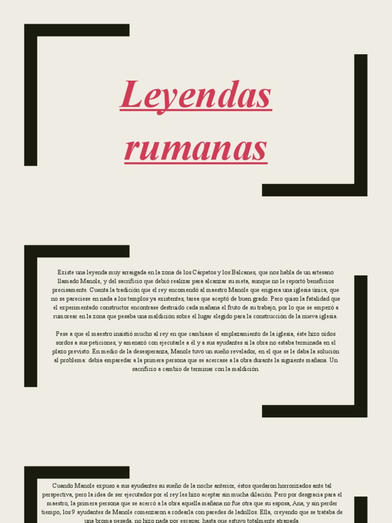 Leyenda de Manole | PDF