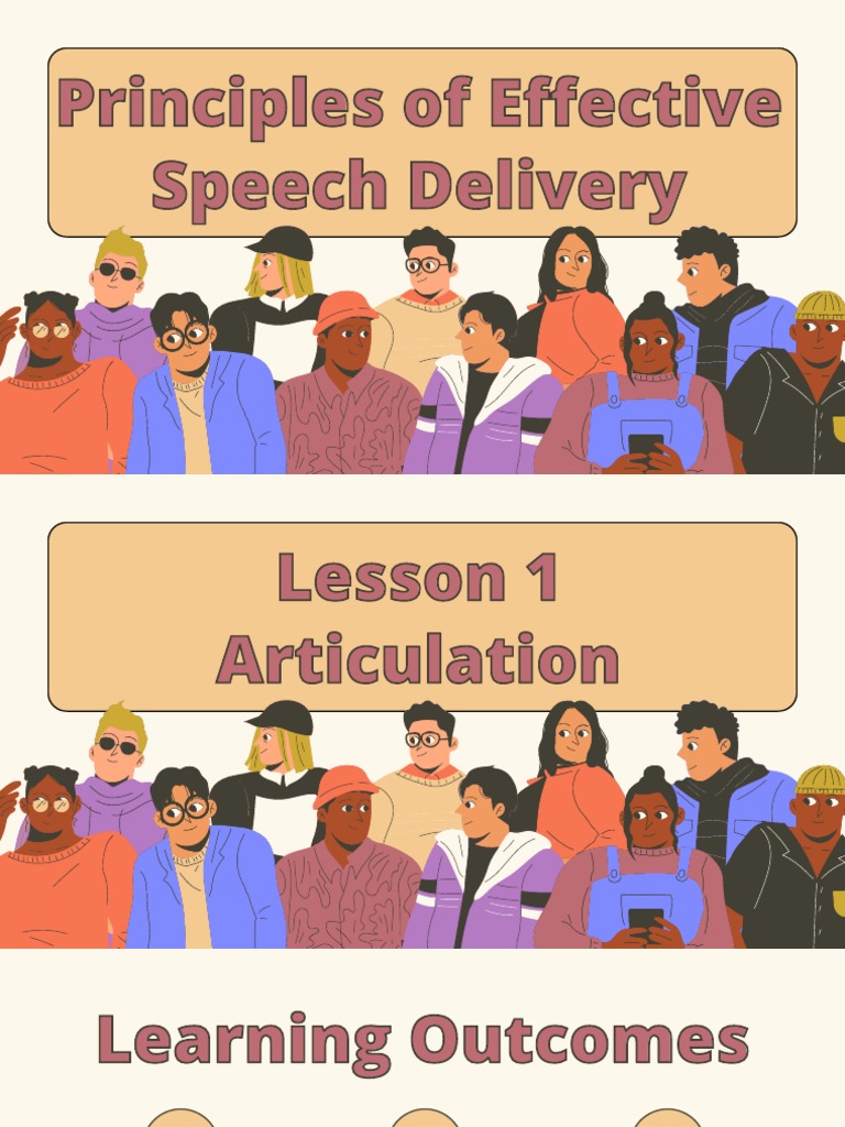 Principles of Effective Speech Delivery | PDF | Speech | Consonant