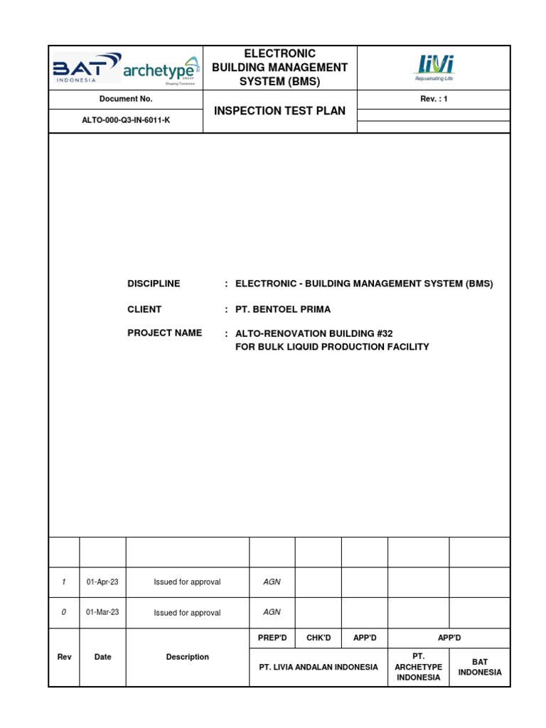 Itp BMS | PDF | Specification (Technical Standard) | Systems Engineering