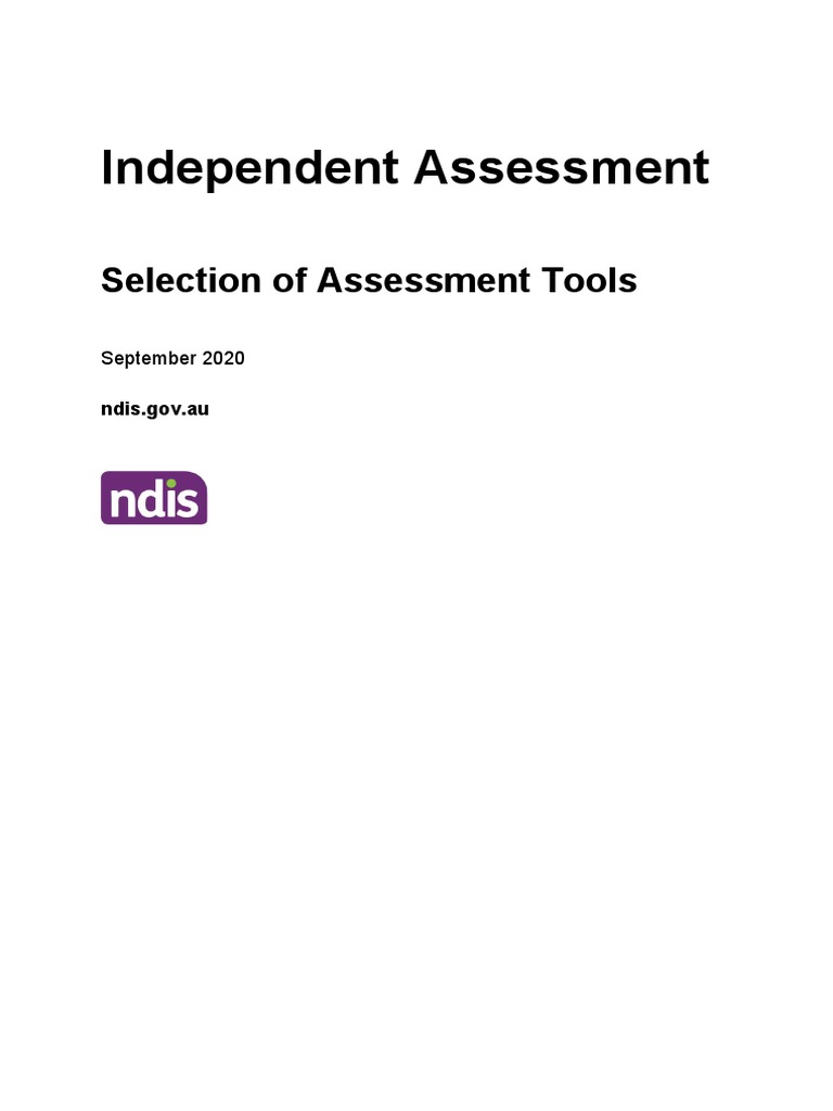 PB Independent Assessment of Selection Tool | PDF | Validity ...