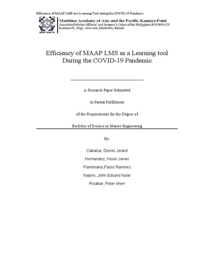 MAAP LMS Efficiency for Cadets | PDF | Educational Technology | Learning