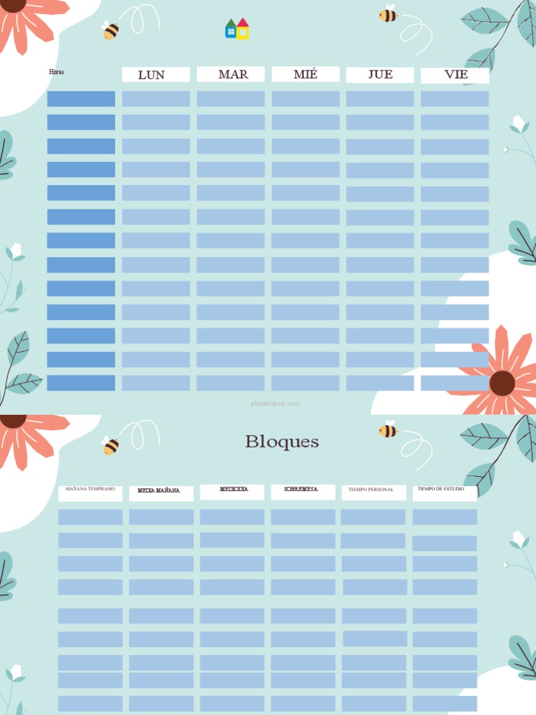 LUN MAR MIÉ JUE VIE: Horas | PDF