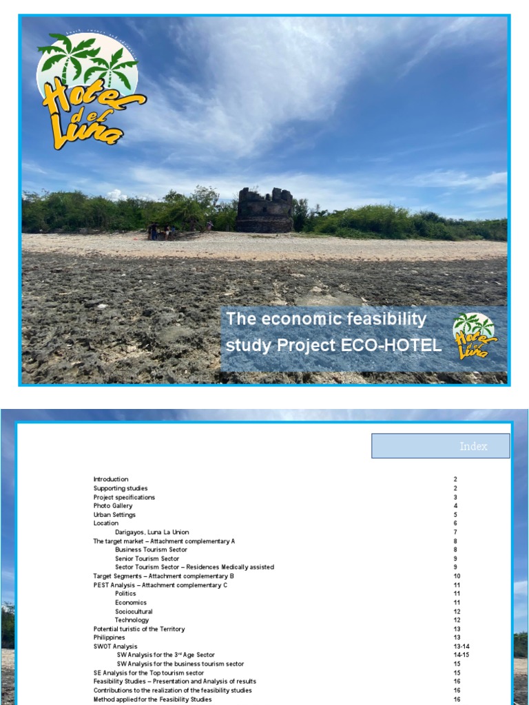 Feasibility Study Group 3 Pdf Tourism Net Present Value