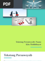 Modyul 3 - Tekstong Persweysib | PDF