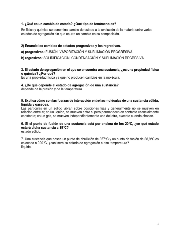 Práctica No.7-Estados de La Materia | PDF