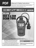 Harbor Freight Cen-Tech CAN OBD II Code Reader EOBD Scanner 98614 | PDF ...