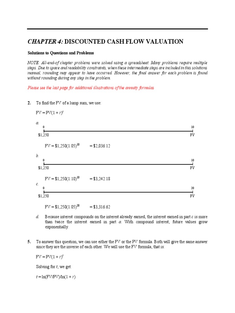 Ross12e - CHAPTER 4 - NMIMS - Practice Problems and Solutions For Class ... Ross12e - CHAPTER 4 - NMIMS - Practice Problems and Solutions For Class ...