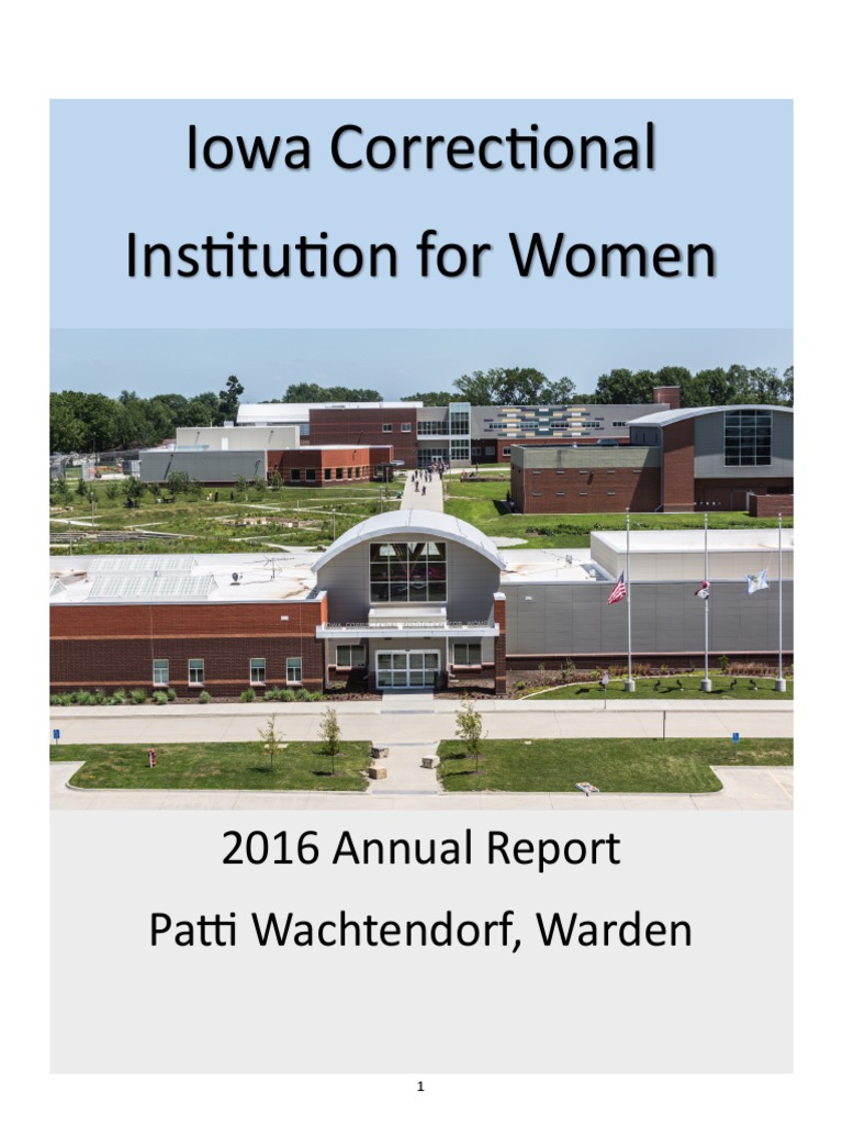 A Look Inside Iowa's Women's Correctional Facility: The 2016 Annual ...