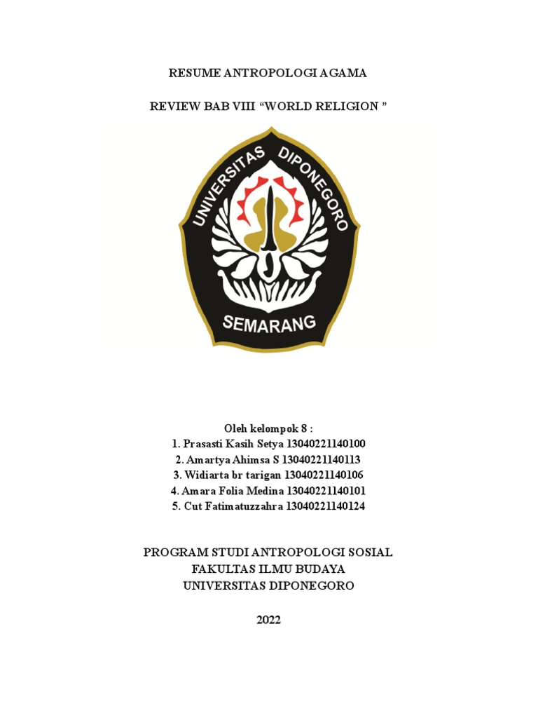Antrop Agama Kel 8 | PDF