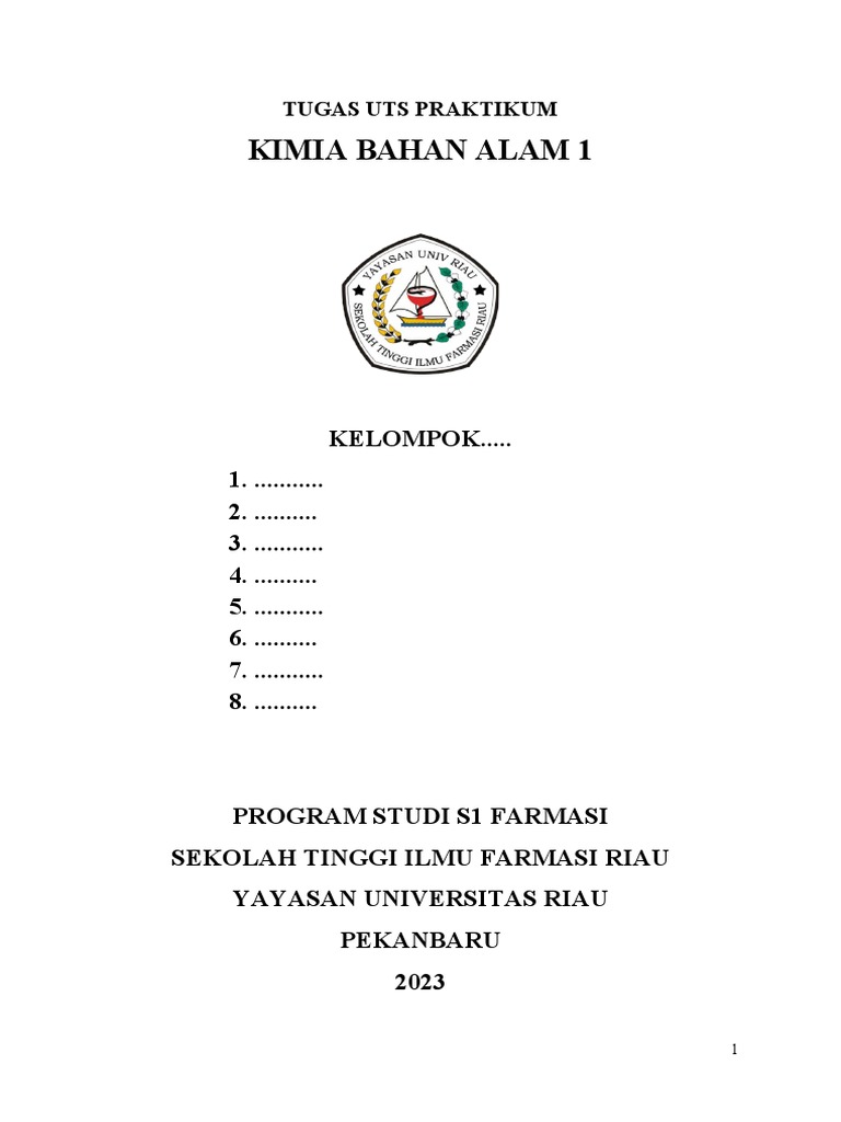 FORMAT TUGAS UTS PRAK. KBA 1 KELAS C | PDF