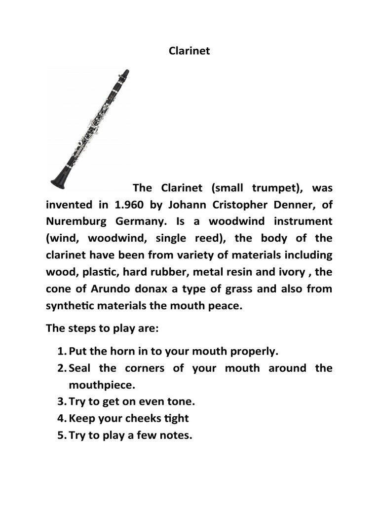 Clarinet | PDF