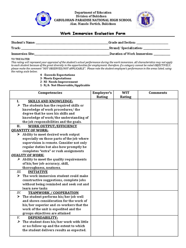 Performance Rating Immersion | PDF | Performance Appraisal | Business