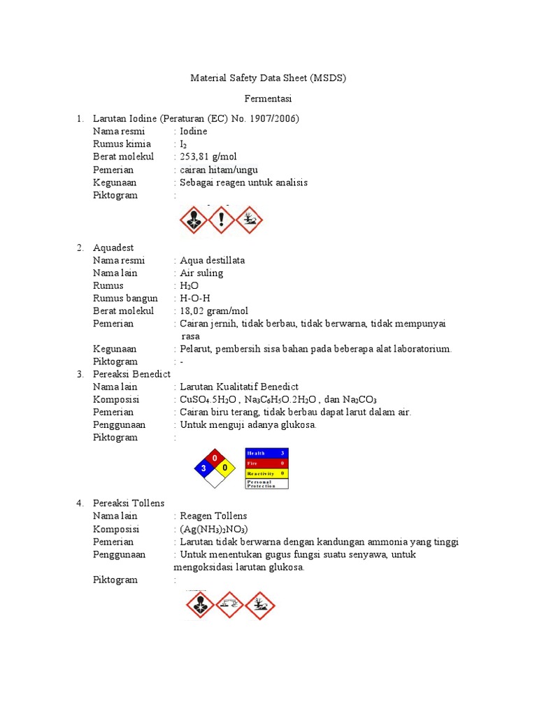 MSDS | PDF