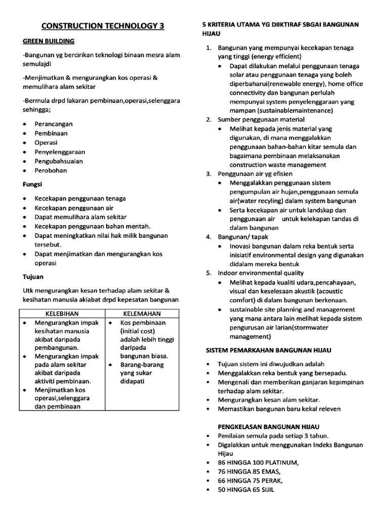 Green Building Note Ct3 | PDF