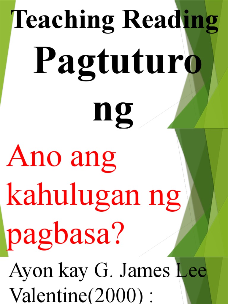 Teaching Reading | PDF