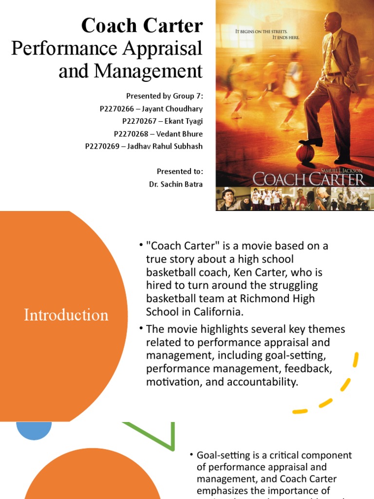 Coach Carter: Performance Appraisal and Management | PDF | Goal Setting ...