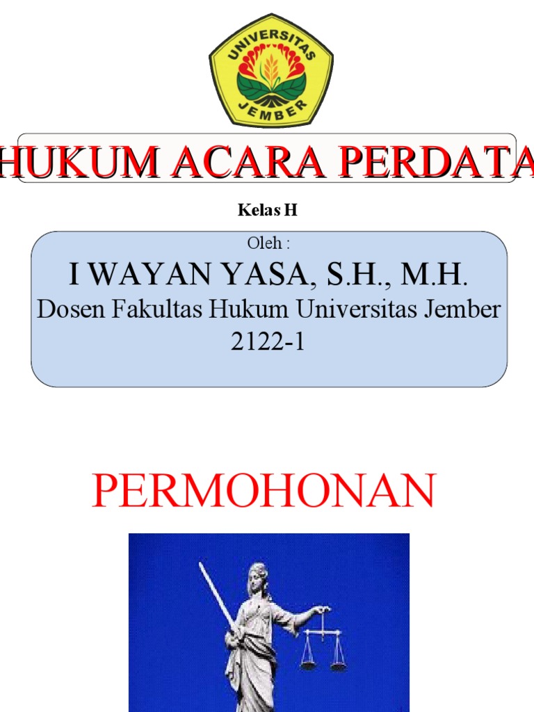 Hukum Acara Perdata | PDF