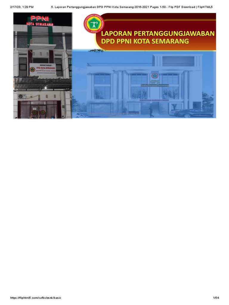 Laporan Pertanggungjawaban DPD PPNI Kota Semarang 2016-2021 Pages 1-50 ...