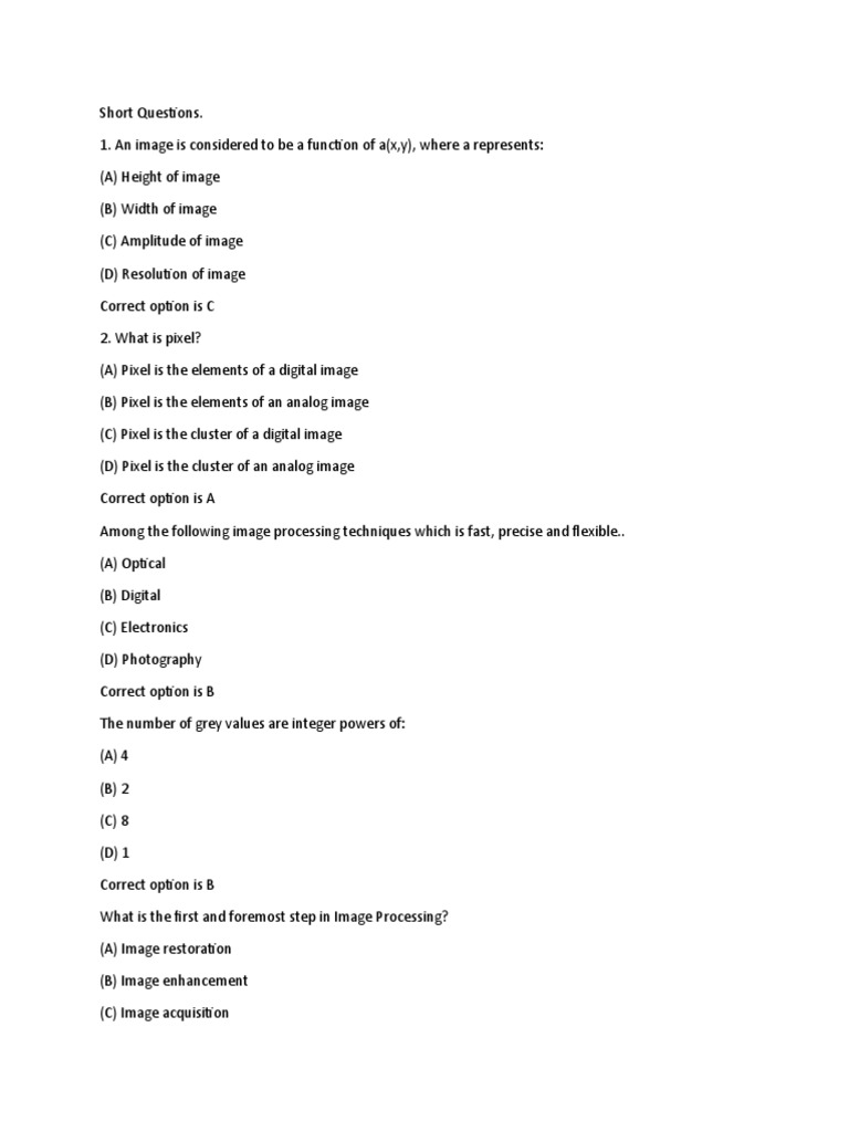 MAKAUT QP Image Processing | PDF | Image Segmentation | Data Compression