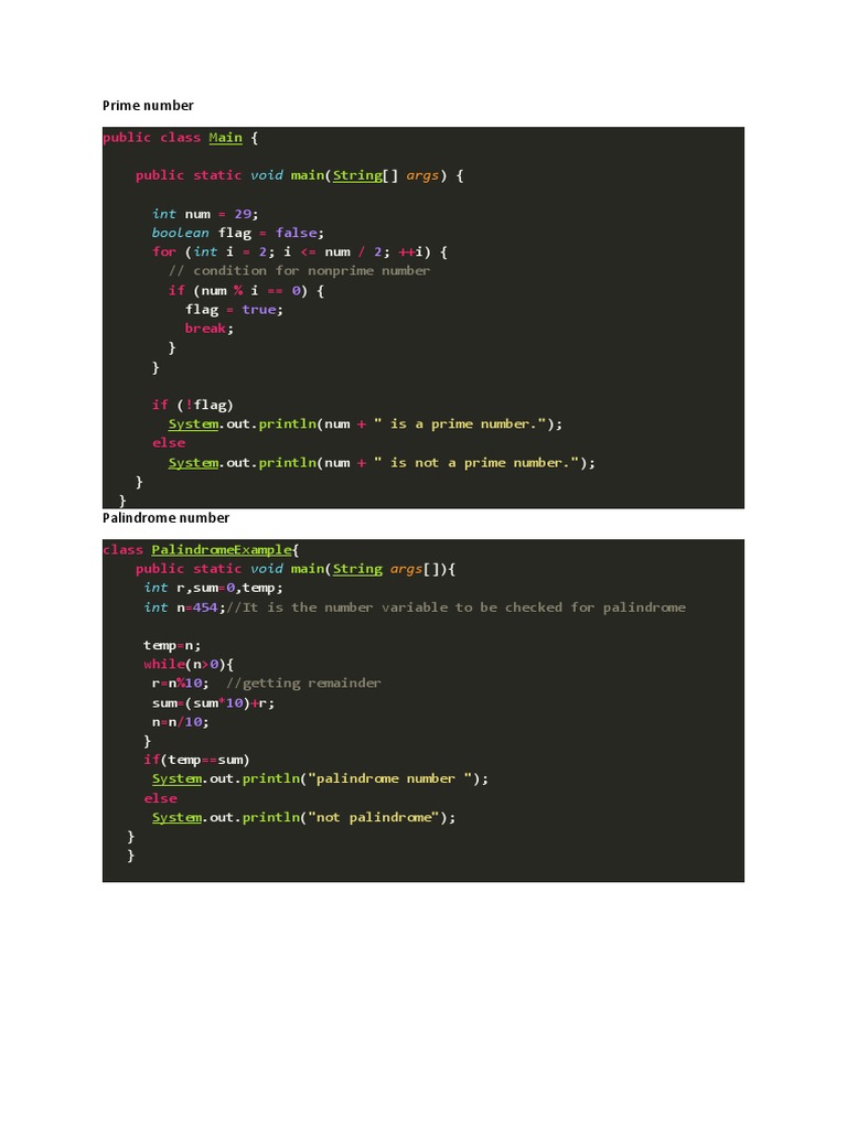 Prime Number Void Int Boolean Int Pdf Boolean Data Type Integer 0532