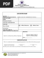 Locator Slip For Deped | PDF