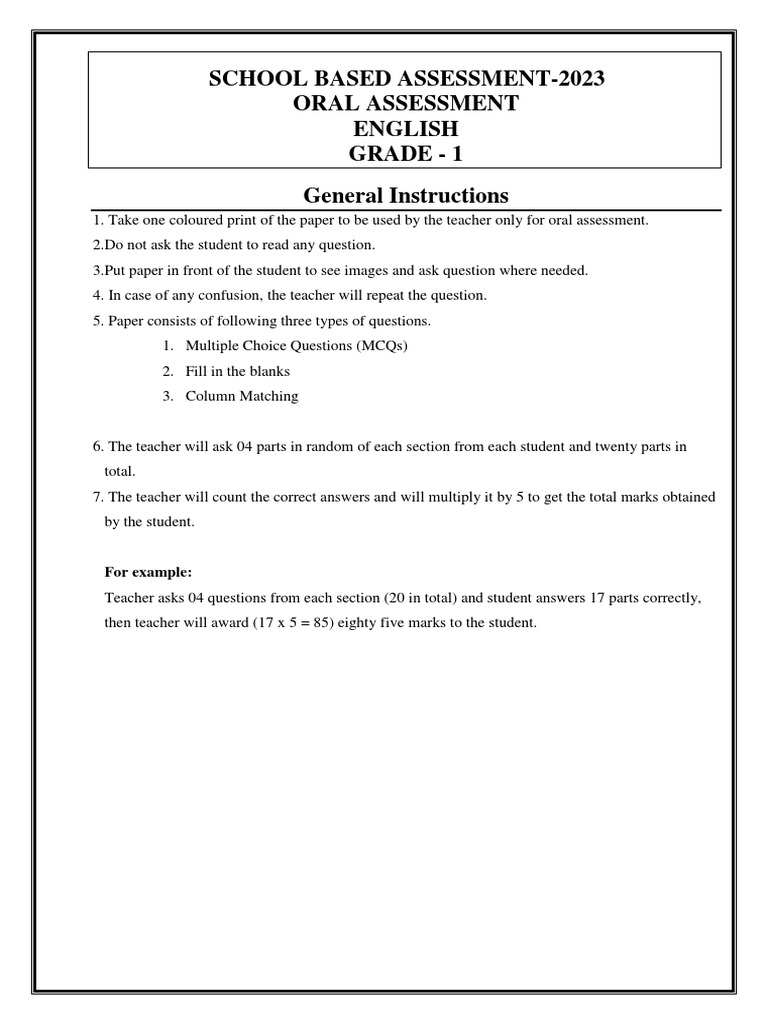 G1 Eng Paper | PDF | Multiple Choice | Question