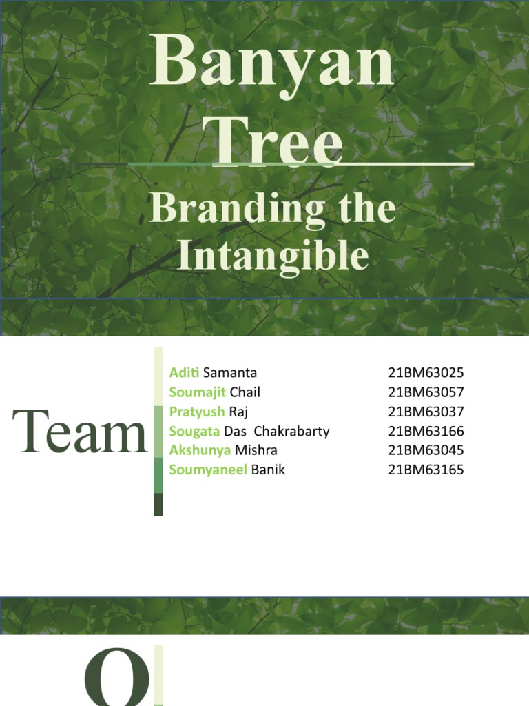 Banyan Tree: Branding The Intangible | Download Free PDF | Brand | Corporate Social Responsibility