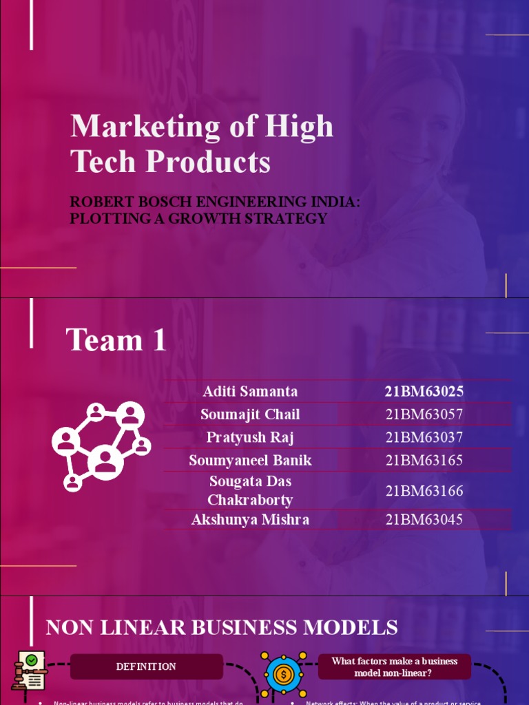 Marketing of High Tech Products: Robert Bosch Engineering India: Plotting A Growth Strategy ...
