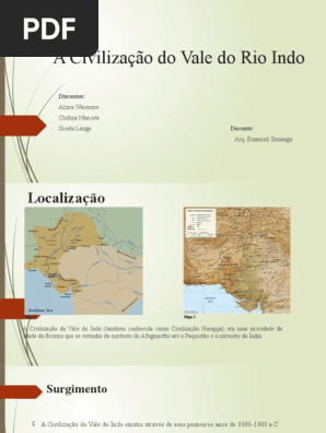 Mapa Do Vale Do Indo