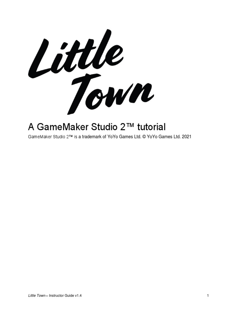 LITTLE TOWN - Tutorial Guide v1.4 | PDF | Graphical User Interfaces ...