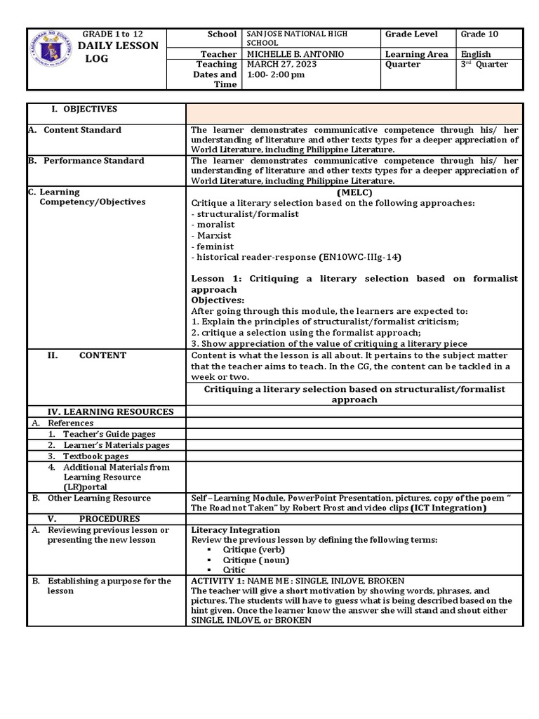 Cot DLL 1 | PDF | Cognitive Science | Cognition