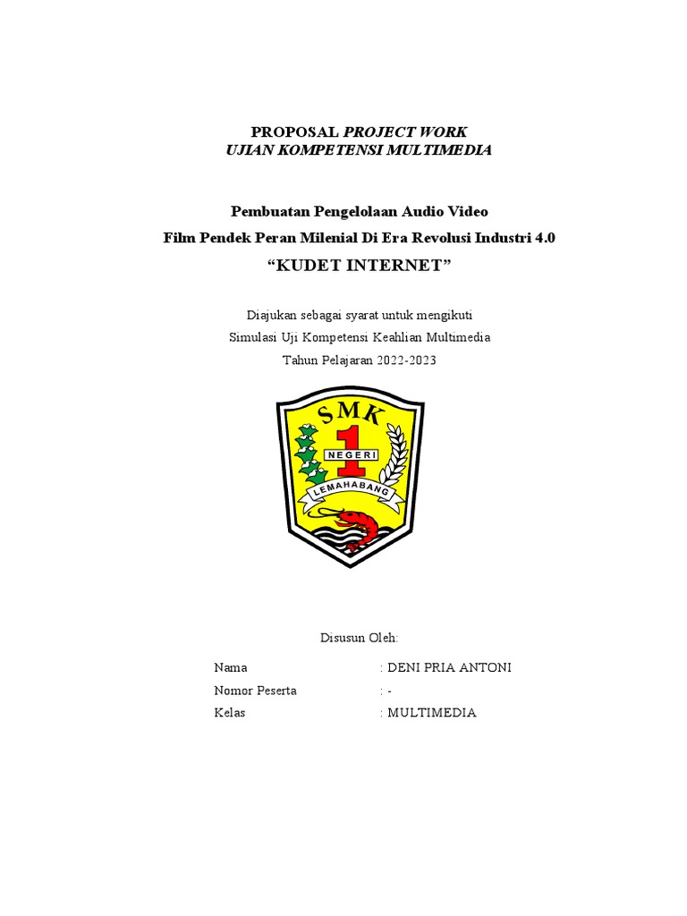 PROPOSAL Deni Pria Antoni | PDF