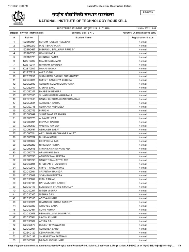 MA1001 Section B | PDF