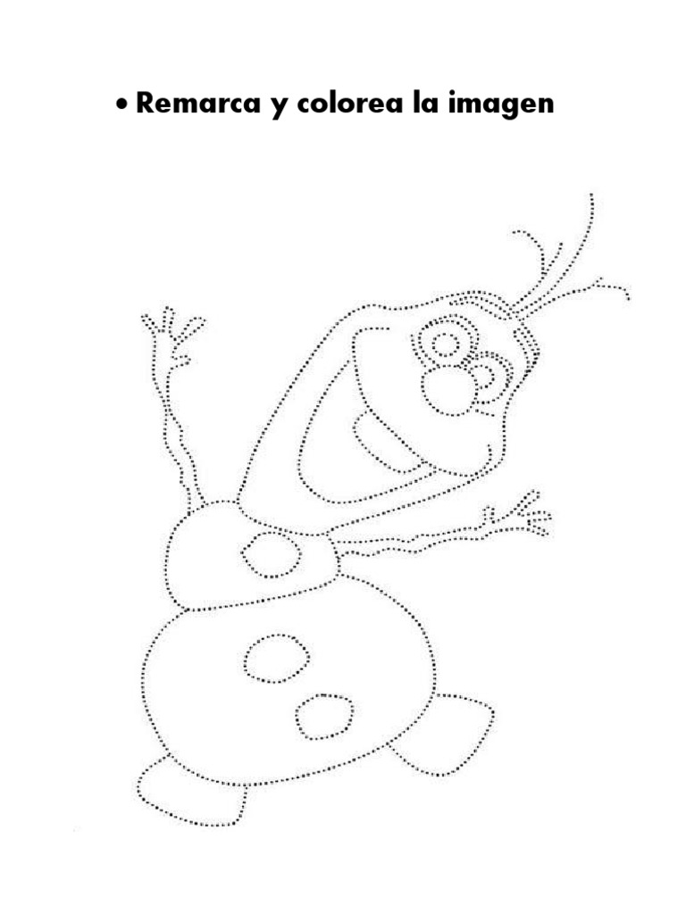 Remarca y Colorea La Imagen | PDF