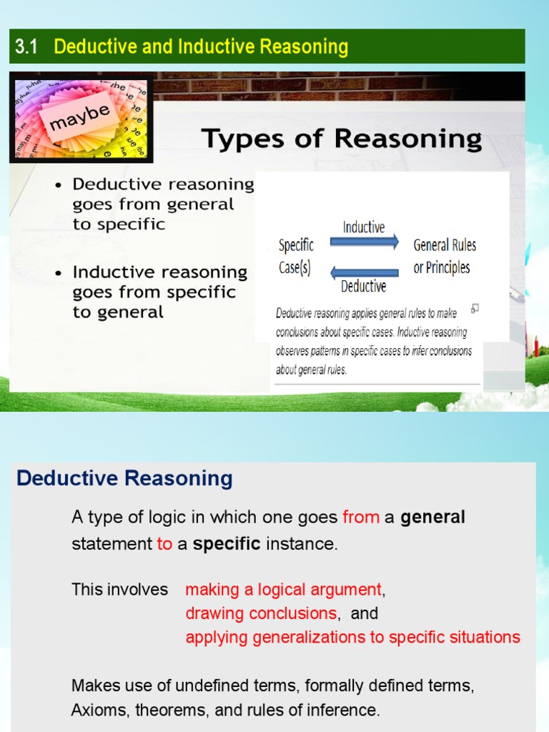 Mathematics in The Modern World | PDF | Deductive Reasoning | Logic