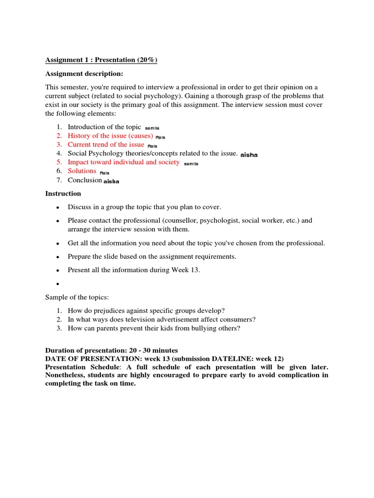 Social Psychology Assignment | PDF | Apa Style | Psychology Social Psychology Assignment | PDF | Apa Style | Psychology