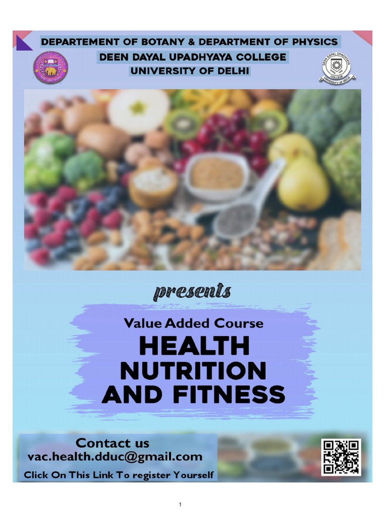 Health Nutrition and Fitness | PDF