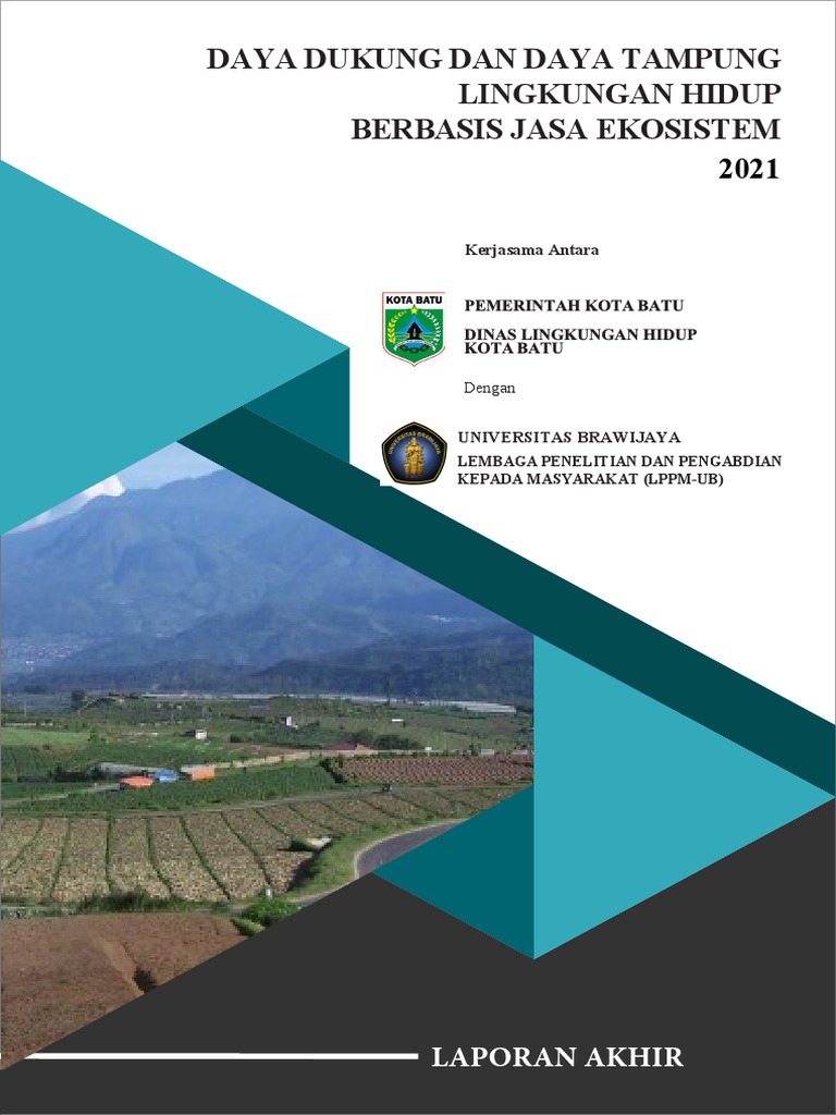 Laporan Daya Dukung Dan Daya Tampung Lingkungan Hidup Kota Batu 2021 | PDF