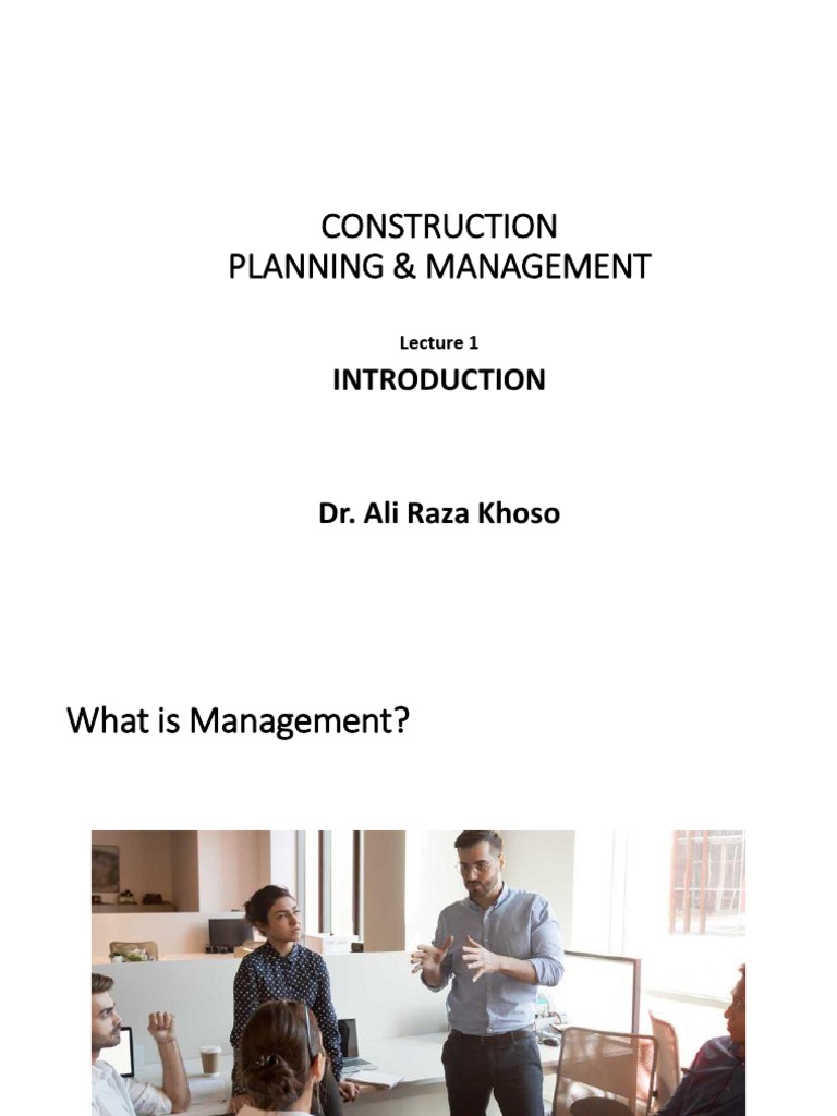 CP&M - Lec 1 - Introduction | PDF | Project Management | Business