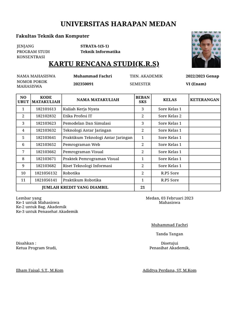 Cetak KRS 202350091 | PDF