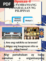 Ang Tatlong Pangunahing Sangay NG Pamahalaan NG Pilipinas | PDF
