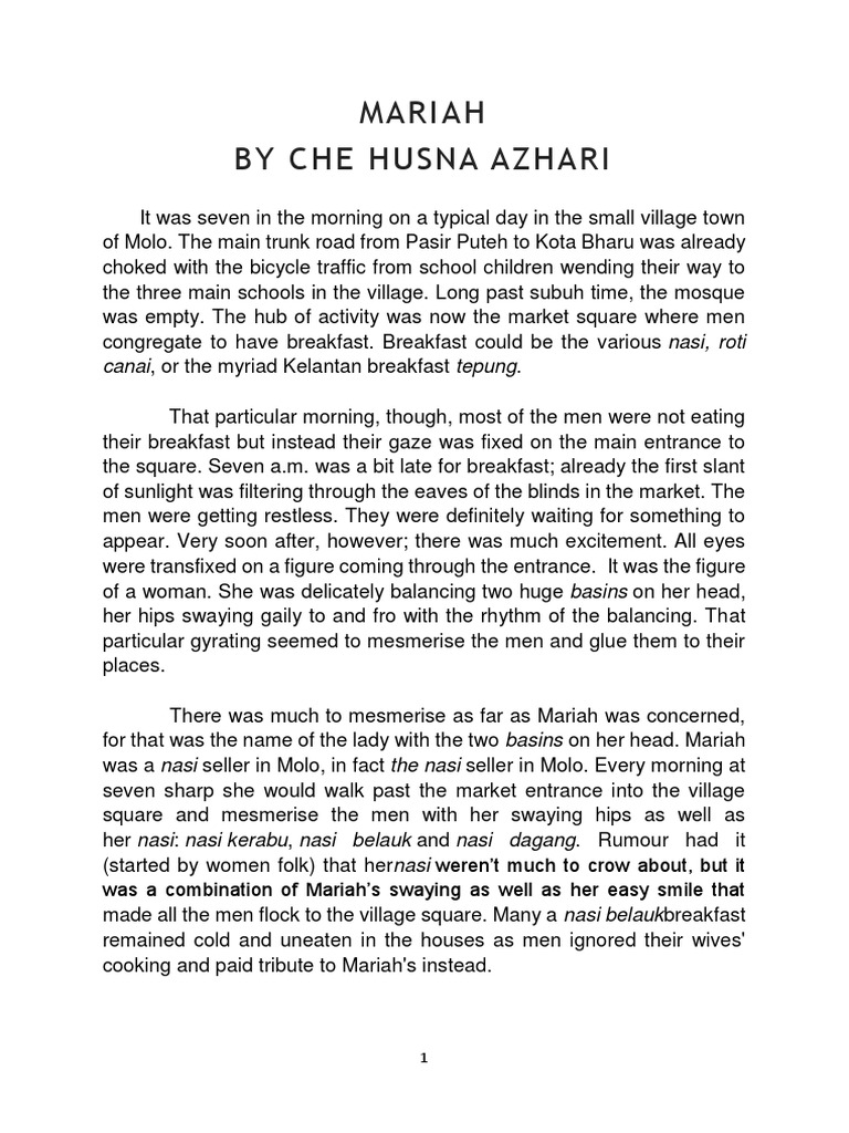 MARIAH by Che Husna Azhari | PDF