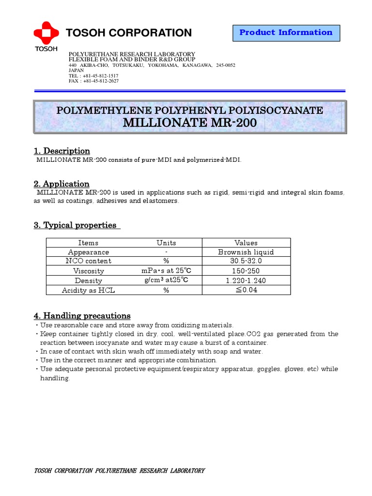 Pmdi Polymeric Mdi | PDF