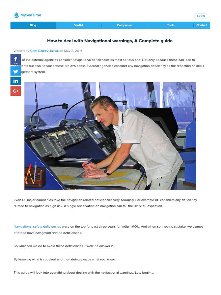 7.how To Deal With NavWarnings | PDF | Navigation | Navigator