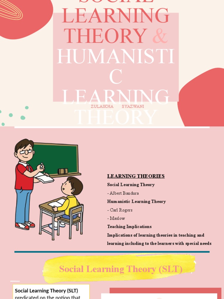 Topic 5 - Learning Theories (Social Learning Theory & Humanistic ...