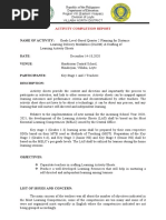 LAC Session Minutes-Narrative Report | PDF | Educational Technology ...