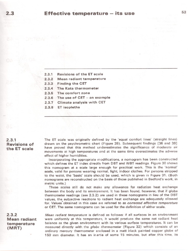 Effective Temperature & CET Guide | PDF | Thermodynamics | Scientific ...