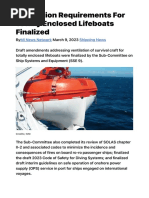 What's New With SOLAS 2024 | PDF | Shipping | Ships