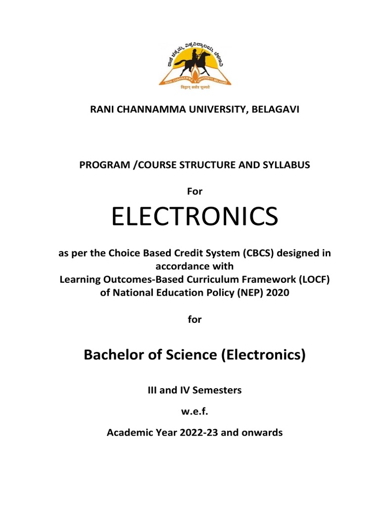 Electronics Iii - Iv Sem | PDF | Modulation | Detector (Radio)