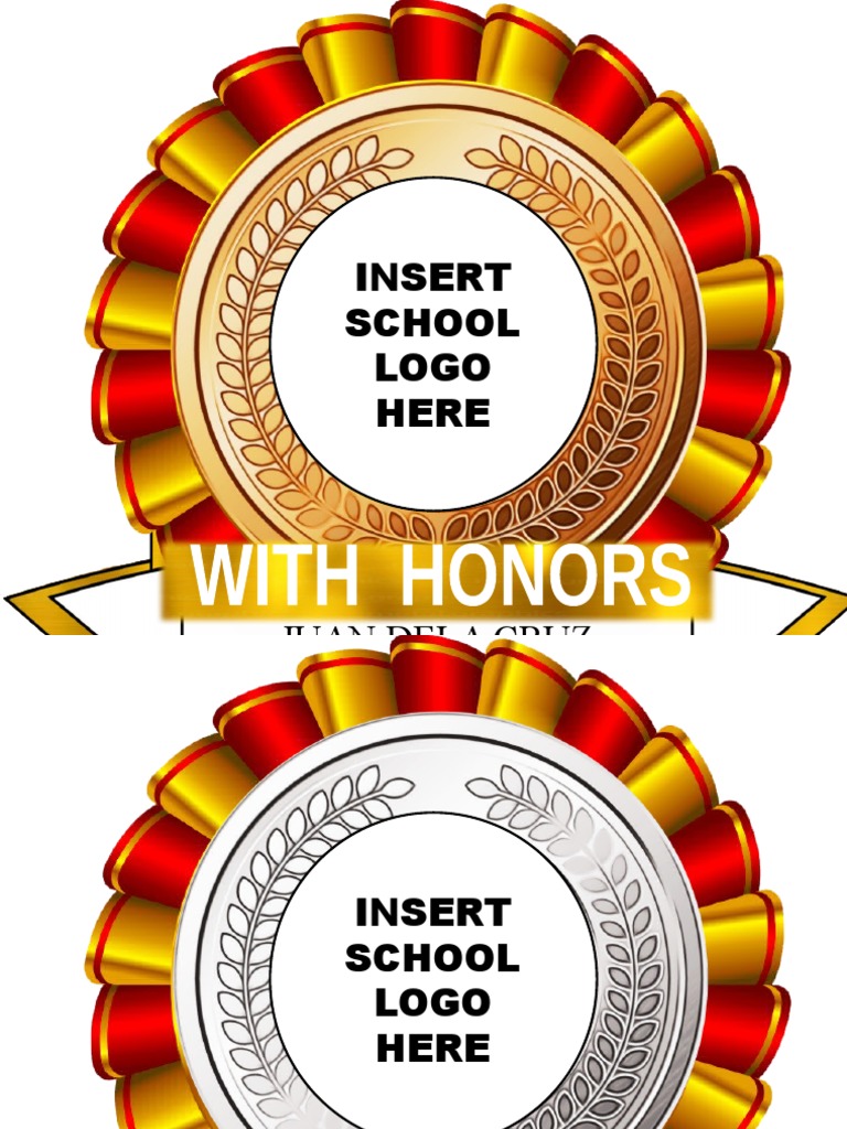 Ribbon Head Template For With Honors | PDF